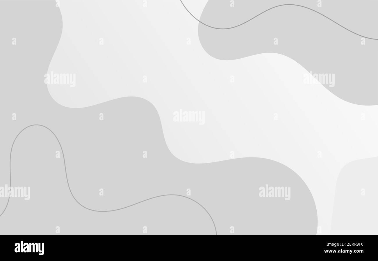 Abstract wavy gray color illustration. Dynamic web background with ...