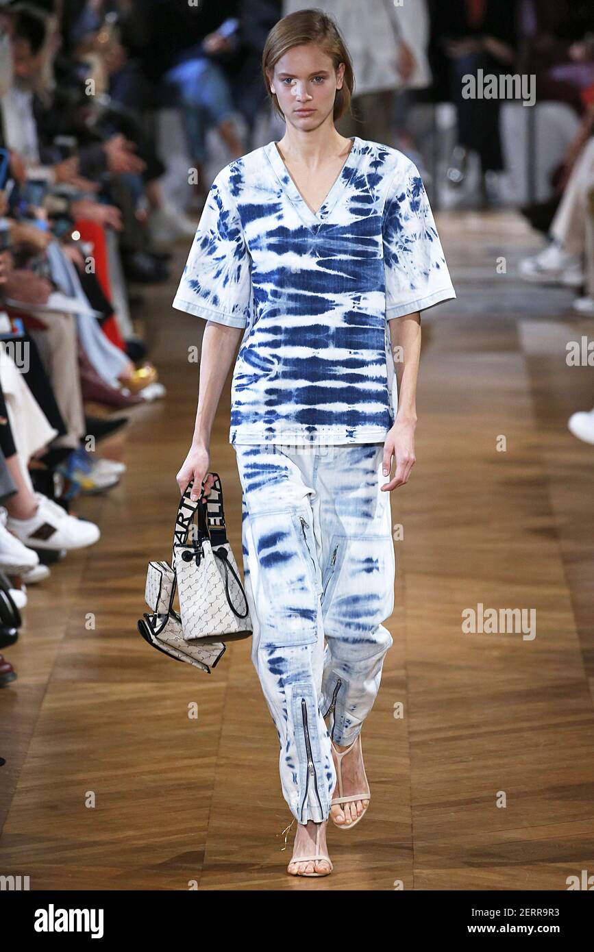 Looks Like Sarah Dahl walks on the runway during the Stella McCartney ...