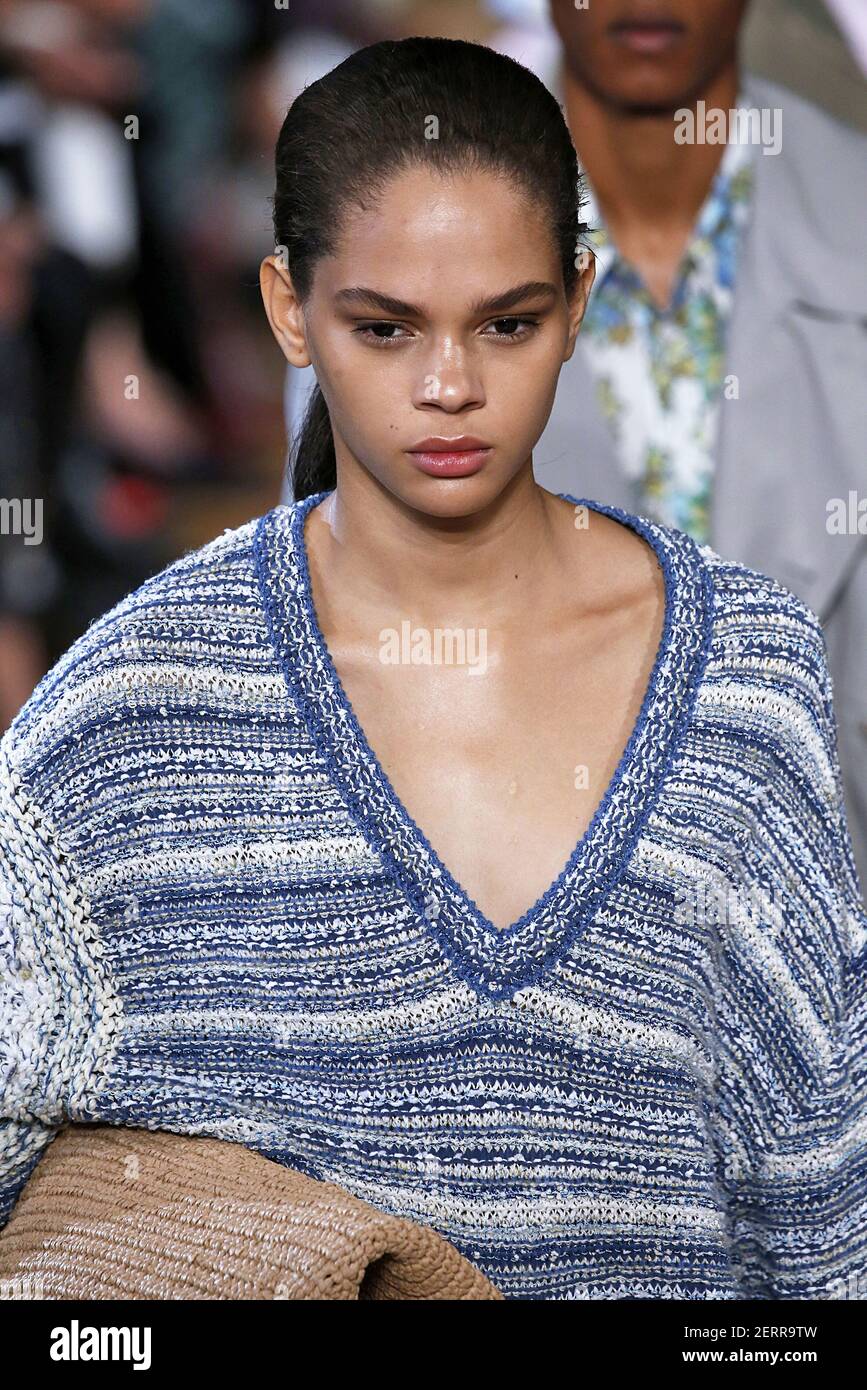 Hiandra Martinez walks on the runway during the Stella McCartney ...