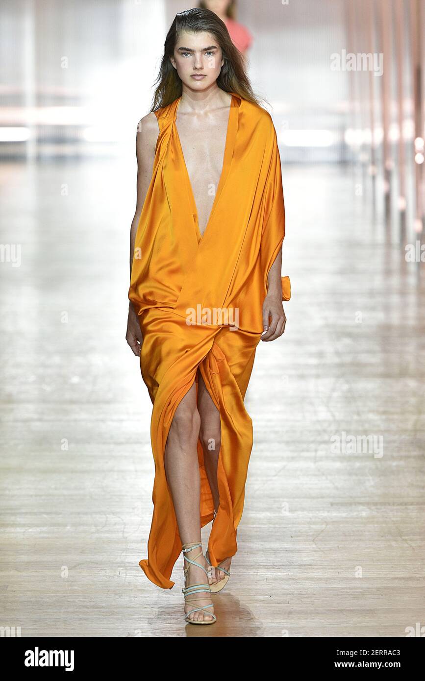Skylar Tartz walks on the runway during the Poiret Fashion Show during ...