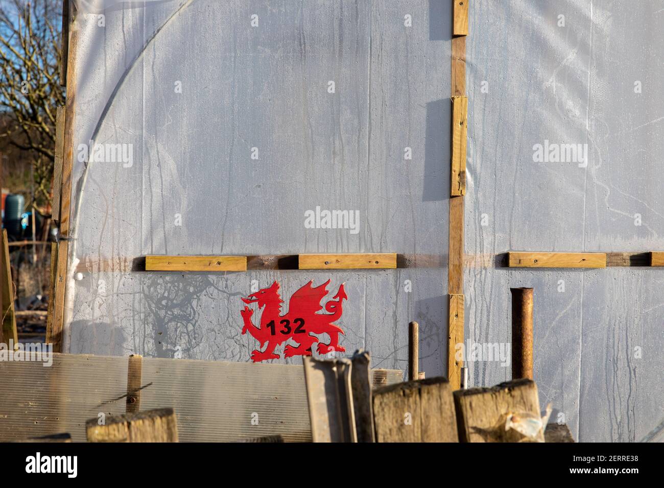 Cardiff, Wales. February 22nd 2021. Pictured is Pontcanna Permanent ...