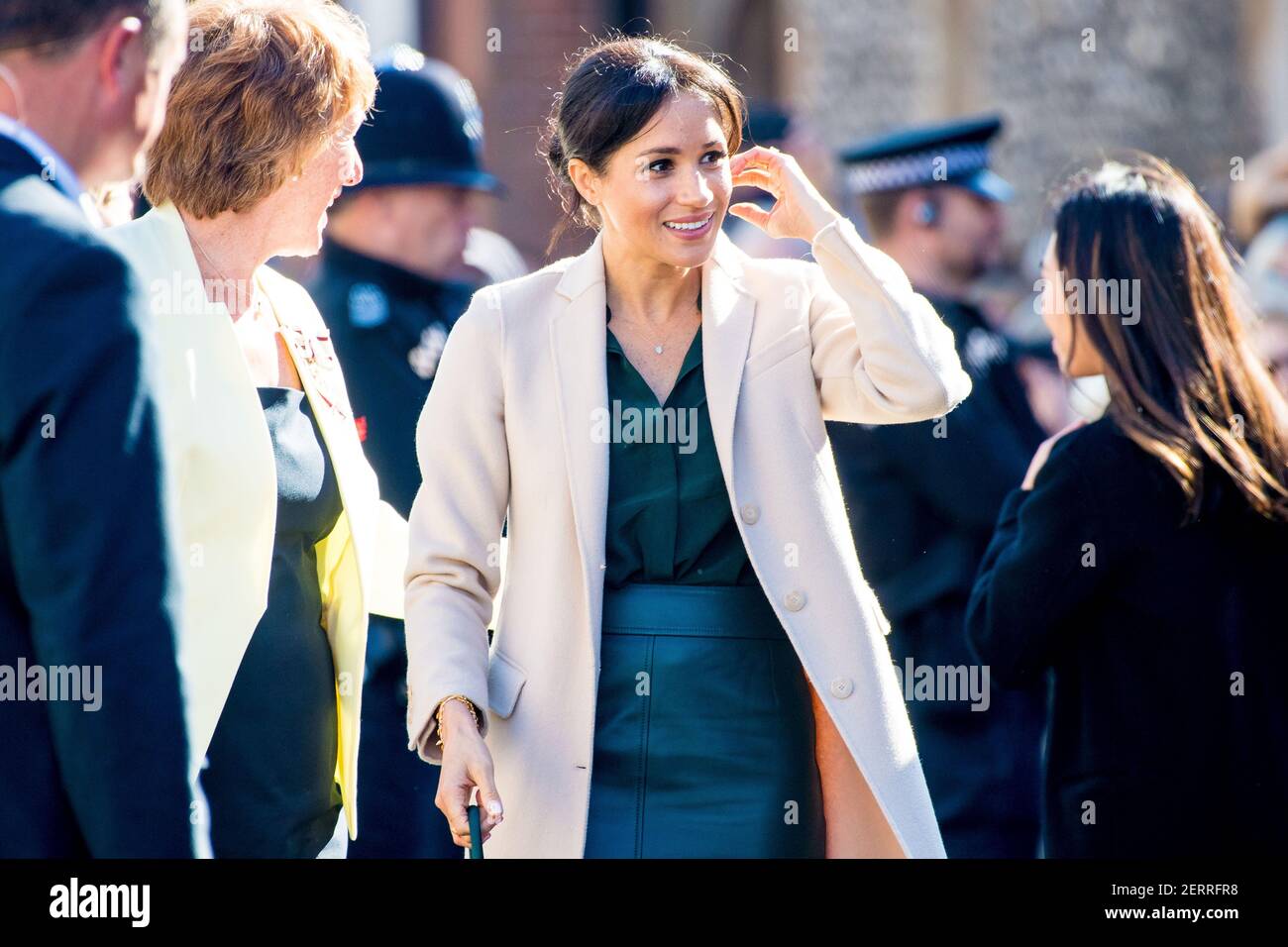 Prince Harry and Meghan Markle, Duke and Duchess of Sussex greet public ...