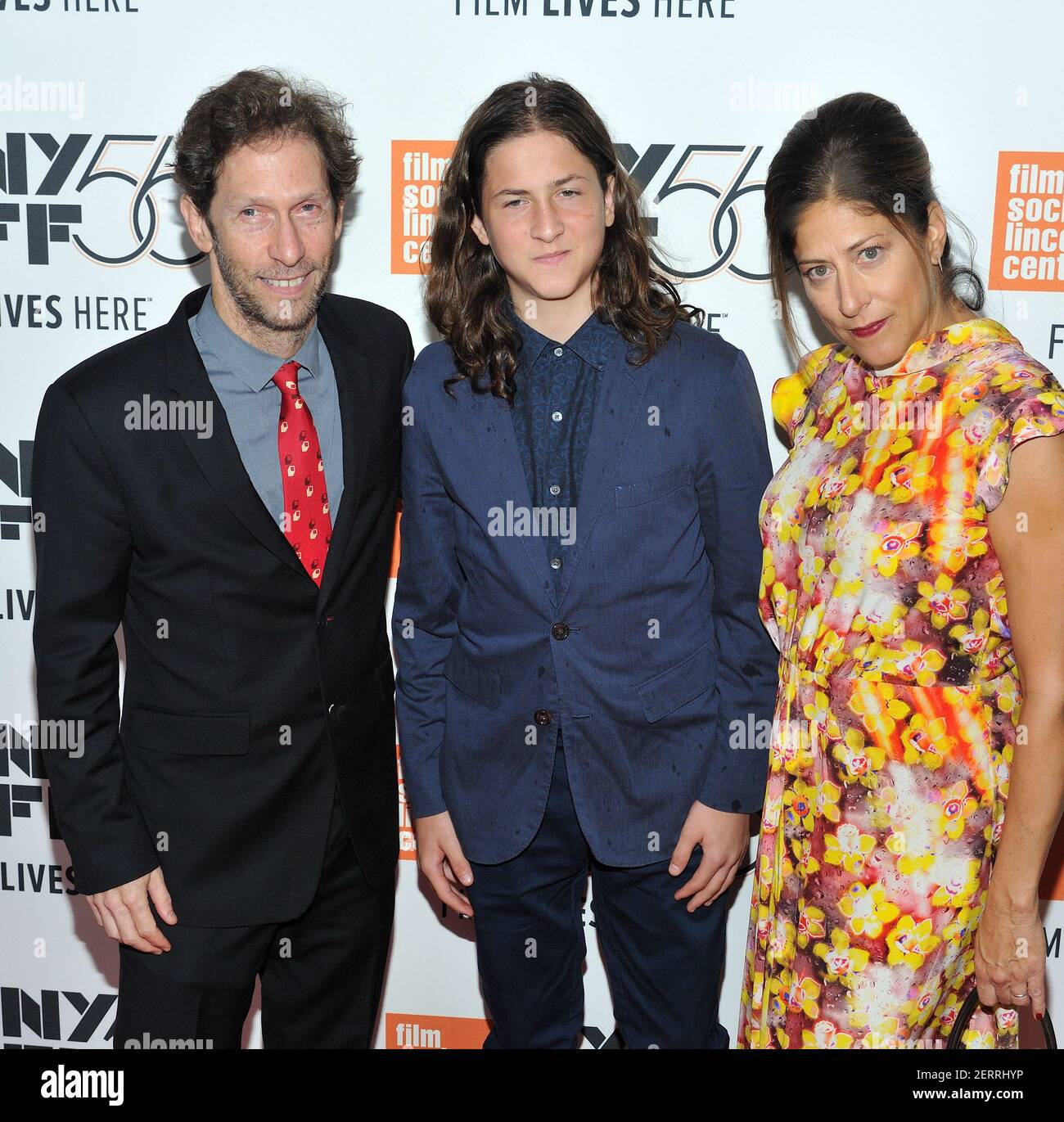 L-R: Actor Time Blake Nelson, Elisha Nelson and Lisa Nelson attend the ...