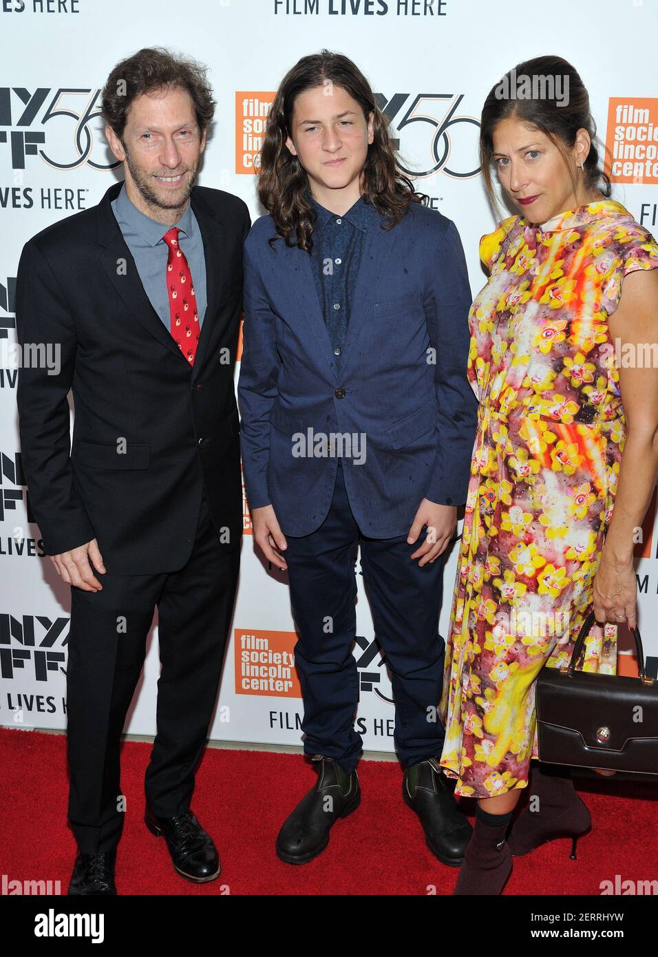 L-R: Actor Time Blake Nelson, Elisha Nelson and Lisa Nelson attend the ...