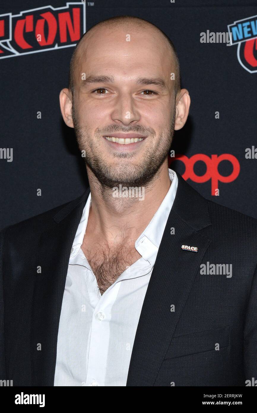 NEW YORK - OCTOBER 4: Actor Evan Hall attends the 2018 NY Comic-Con ...