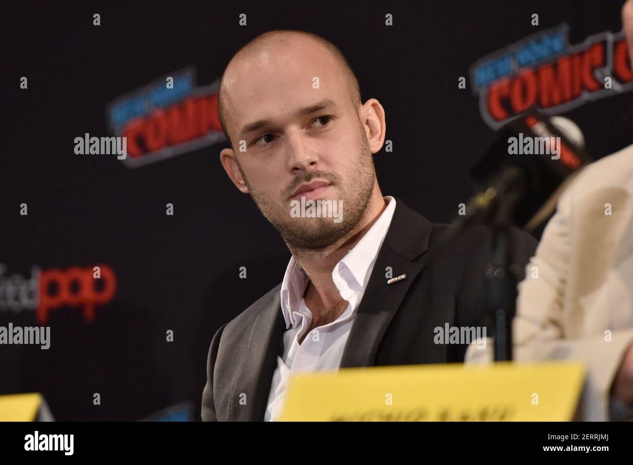 NEW YORK - OCTOBER 4: Actor Evan Hall attends the 2018 NY Comic-Con ...