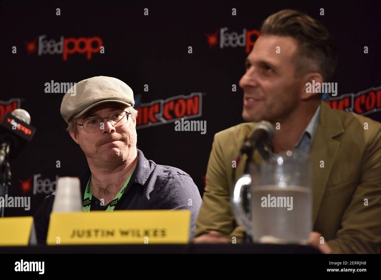 NEW YORK - OCTOBER 4: (L-R) Author Andy Weir and Co-creator and ...