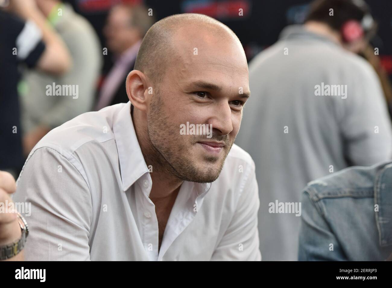 NEW YORK - OCTOBER 4: Actor Evan Hall attends the 2018 NY Comic-Con pre ...