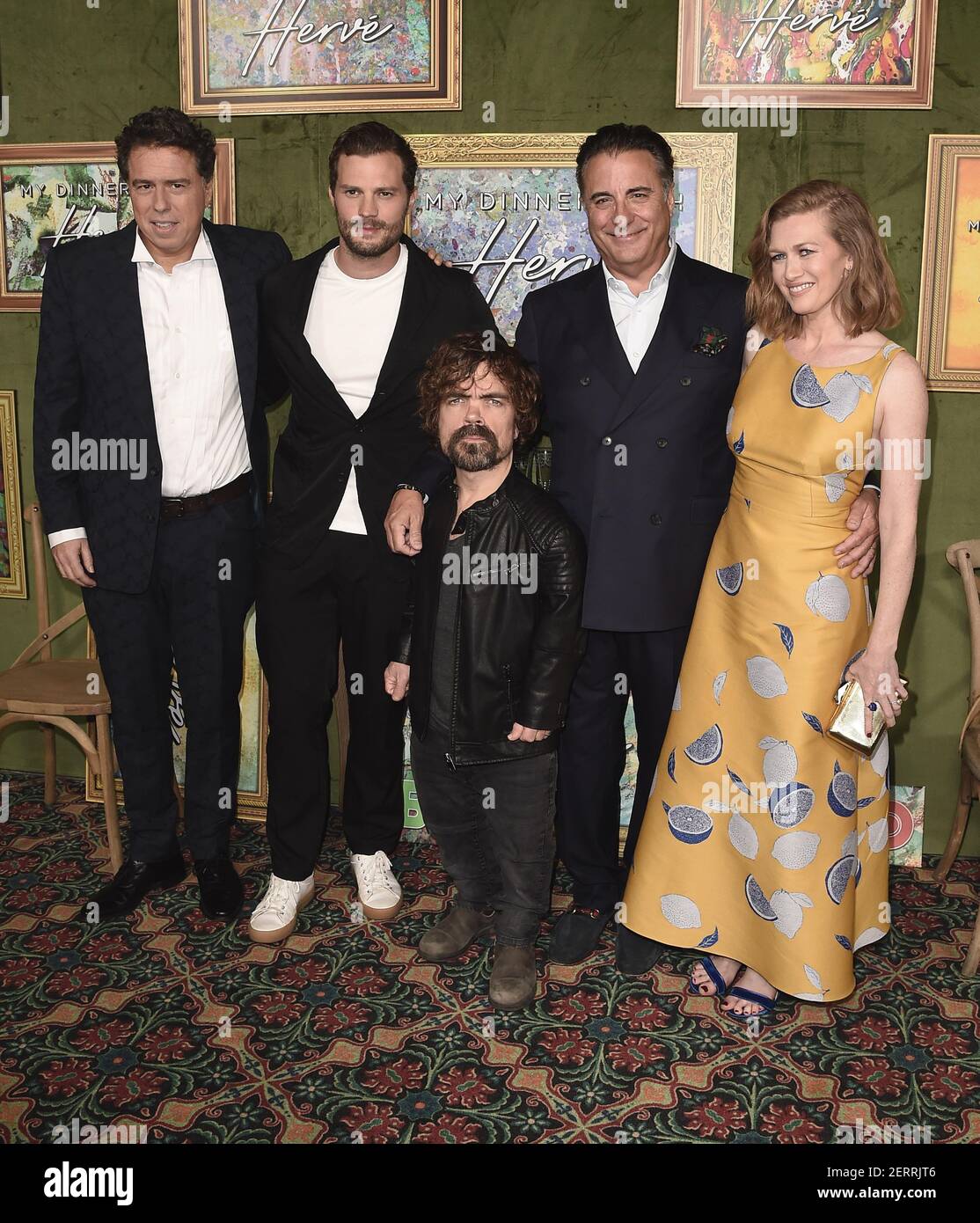 LOS ANGELES, CA - OCTOBER 4: Sacha Gervasi, Jamie Dornan, Peter ...