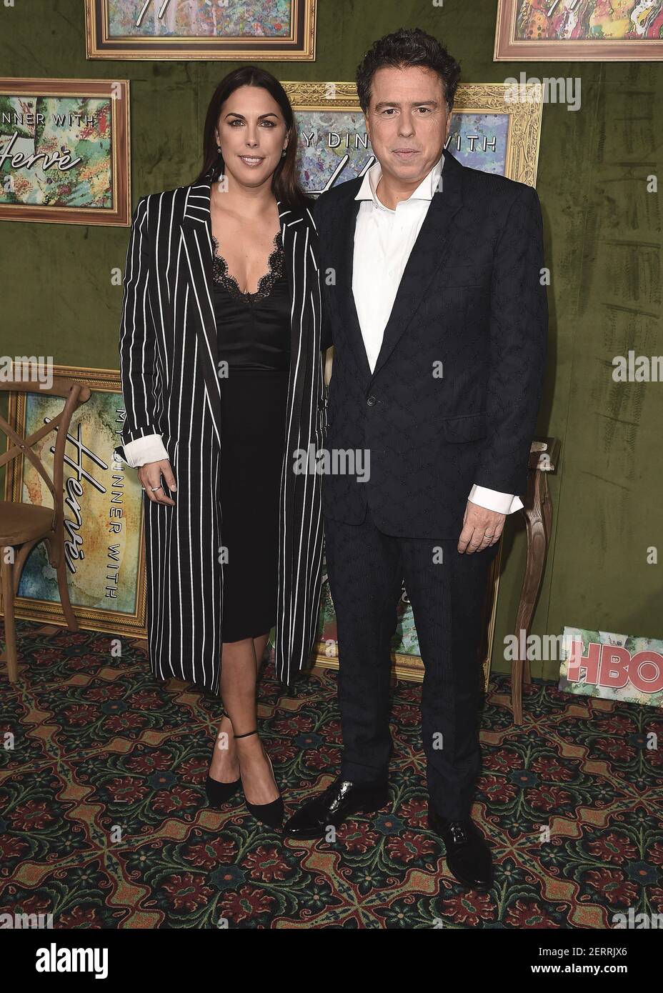 LOS ANGELES, CA - OCTOBER 4: Sacha Gervasi and Jessica de Rothschild at ...