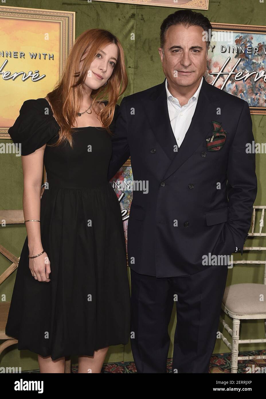 LOS ANGELES, CA - OCTOBER 4: Andy Garcia and daughter at the Los ...