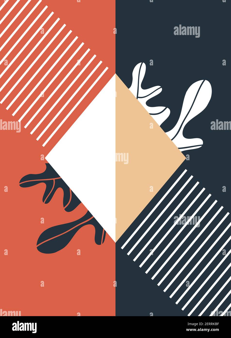 abstract cover rhombus floral style Stock Vector Image & Art - Alamy