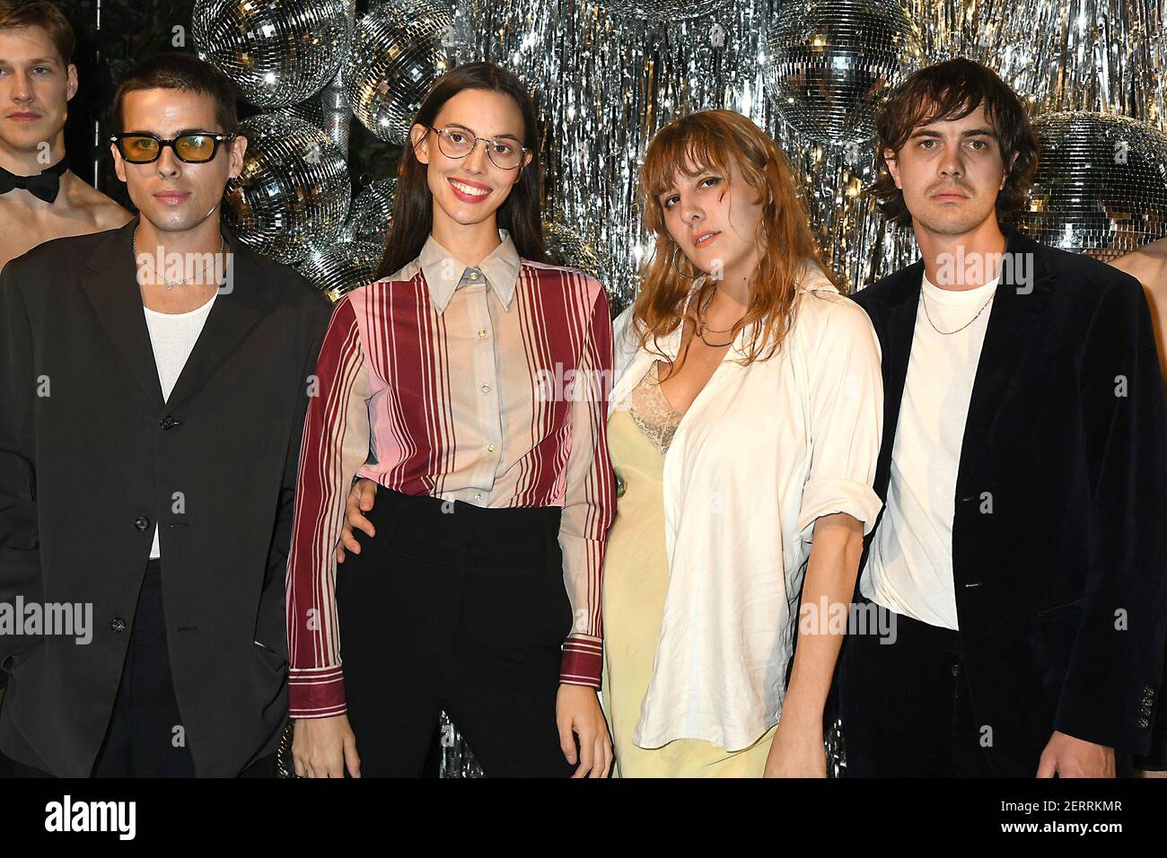 group shot attends the "Studio 54" Private Screening on October 4, 2018 ...