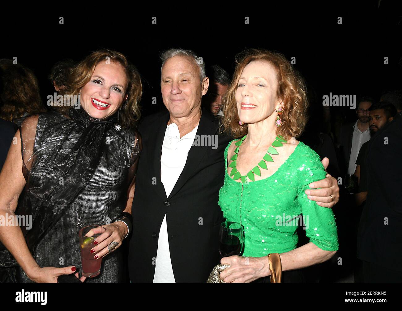Christy Ferrer, Ian Schrager and Karin Bacon attend the "Studio 54 ...