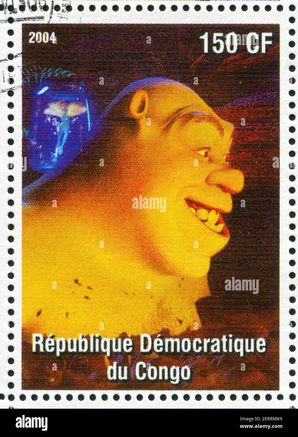CONGO - CIRCA 2004: stamp printed by Congo, shows Shrek, circa 2004 ...
