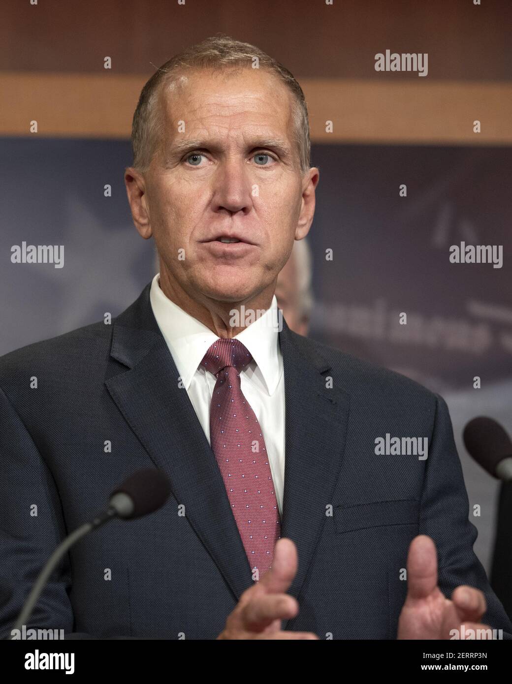 United States Senator Thom Tillis (Republican of North Carolina) makes ...