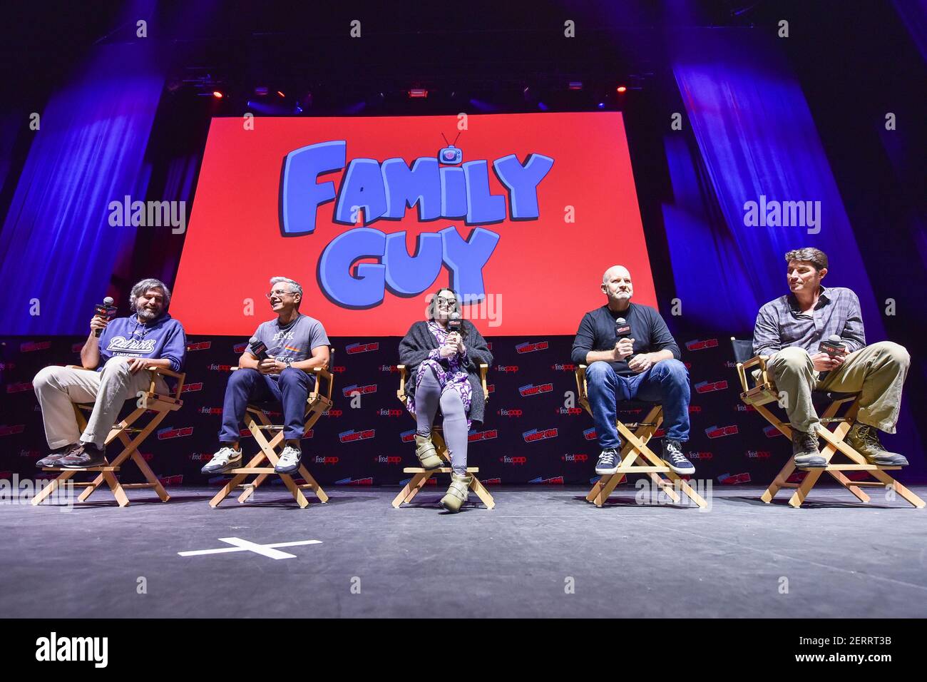 NEW YORK - OCTOBER 6: Rich Appel, Alec Sulkin, Kara Vallow, Mike Henry ...