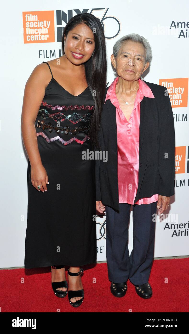 L-R: Yalitza Aparicio and Libo Rodriguez attend the NY Film Festival ...