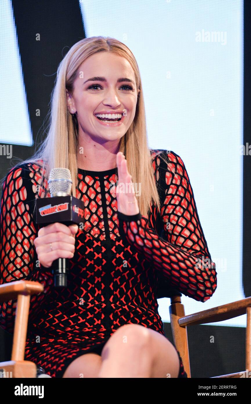 NEW YORK - OCTOBER 6: Brianne Howey of FOX's "The Passage" attends the ...