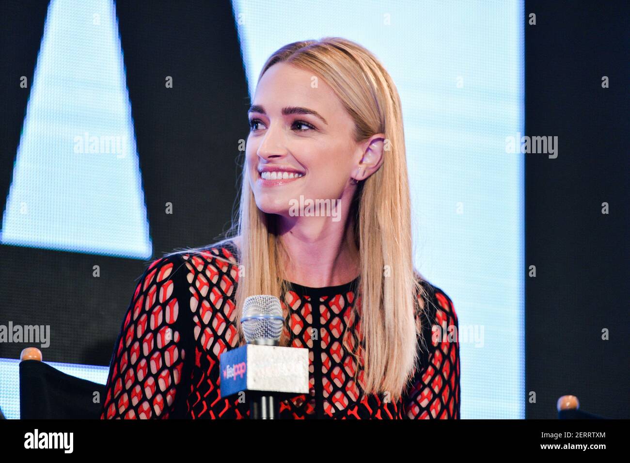 NEW YORK - OCTOBER 6: Brianne Howey of FOX's "The Passage" attends the ...