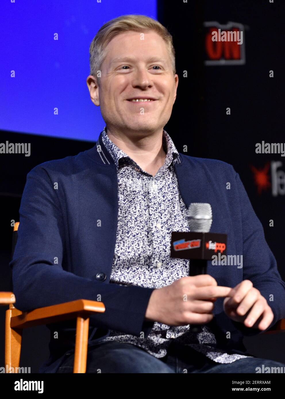Actor Anthony Rapp attends the Star Trek:Discovery event at NY ComicCon ...