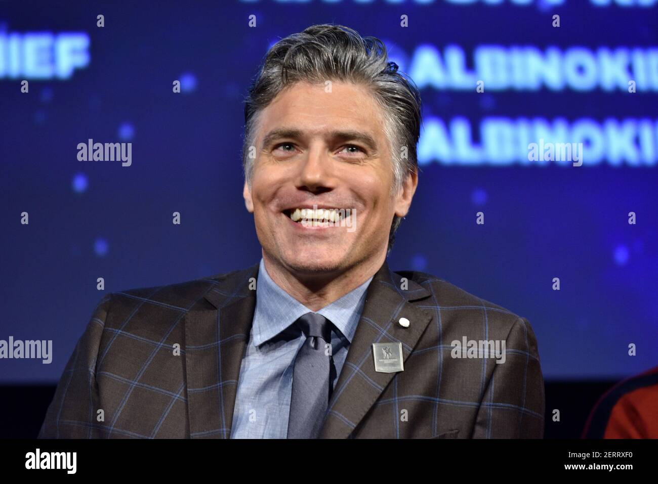 Actor Anson Mount attends the Star Trek:Discovery event at NY ComicCon ...