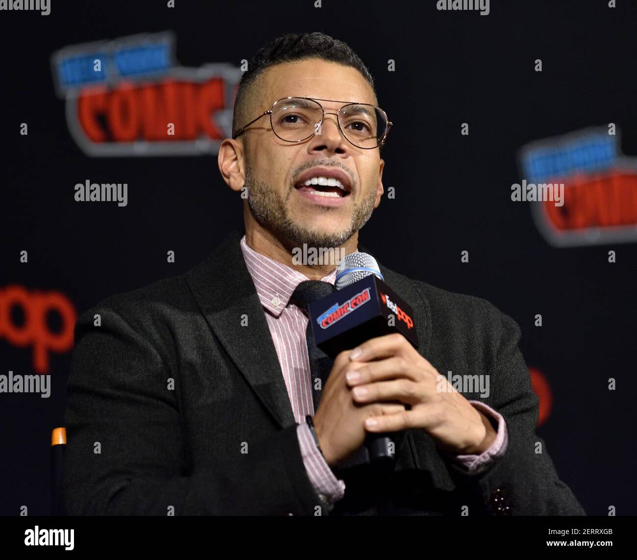 Actor Wilson Cruz attends the Star Trek:Discovery event at NY ComicCon ...