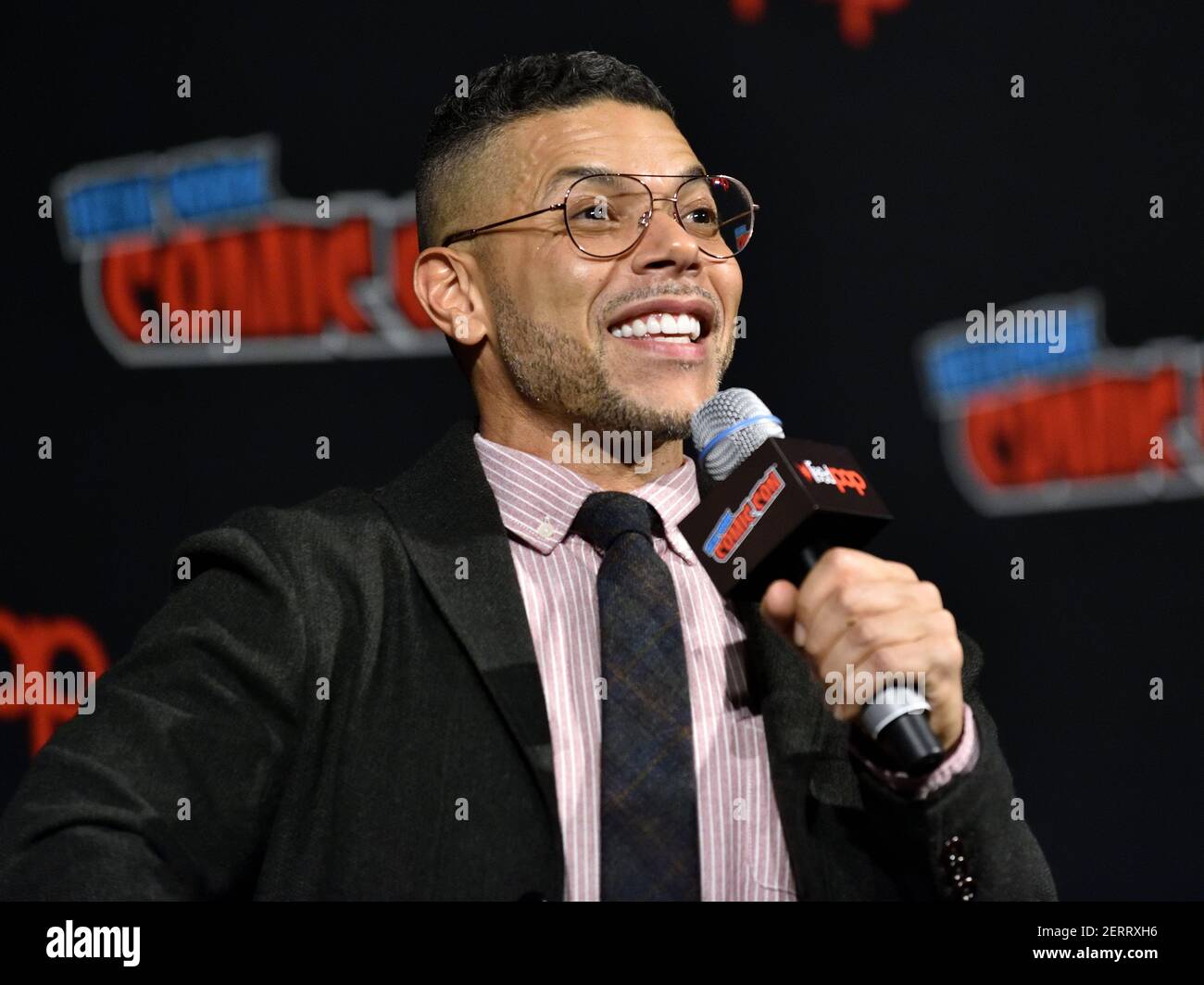 Actor Wilson Cruz attends the Star Trek:Discovery event at NY ComicCon ...