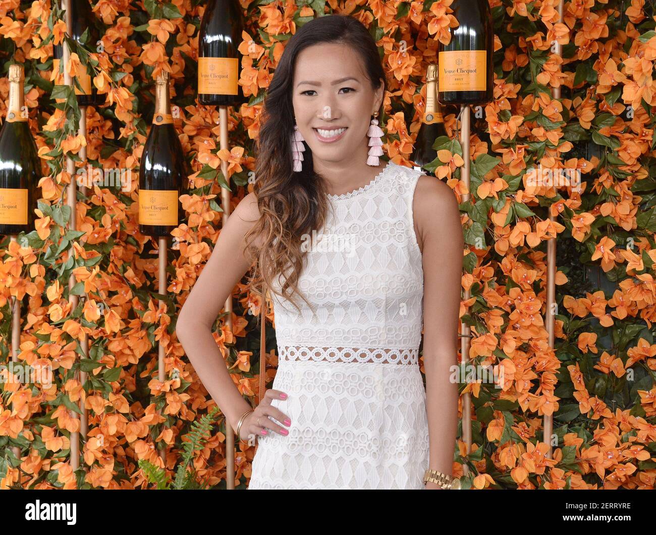 Alice Kuo arrives at the 9th Annual Veuve Clicquot Polo Classic Los Angeles held at the Will ...