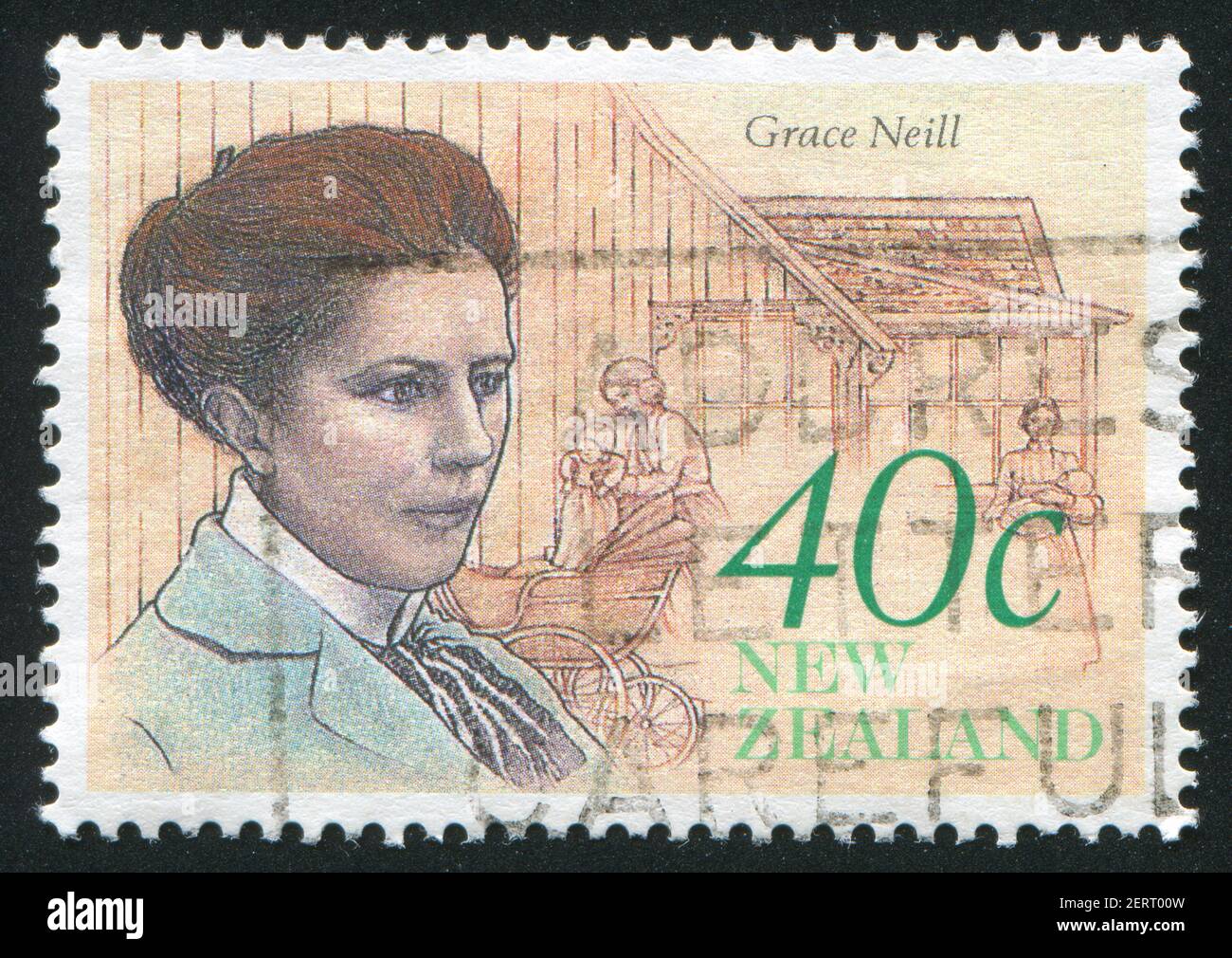 NEW ZEALAND - CIRCA 1990: stamp printed by New Zealand, shows The ...