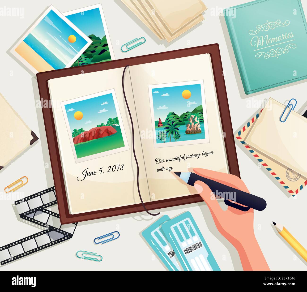 Photo Album Page Clipart