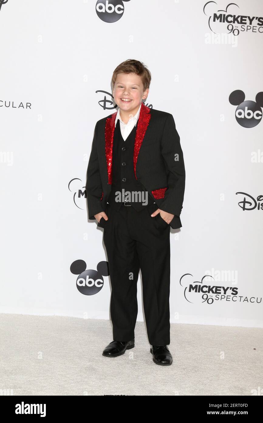 Maxwell Simkins at the Mickey's 90th Spectacular Taping at the Shrine ...