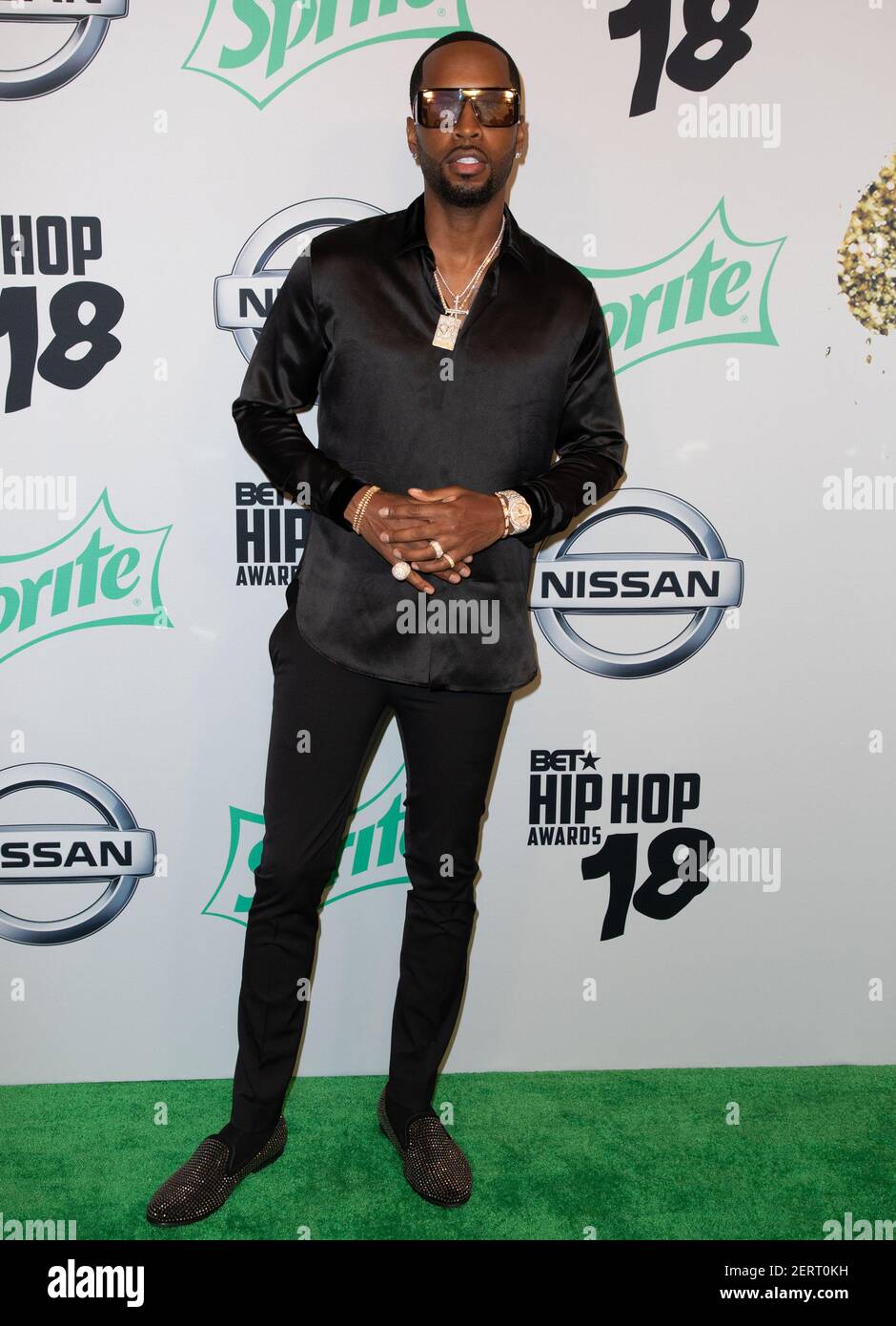 MIAMI BEACH, FL - OCTOBER 06: Safaree Samuel arrives at the BET Hip Hop ...