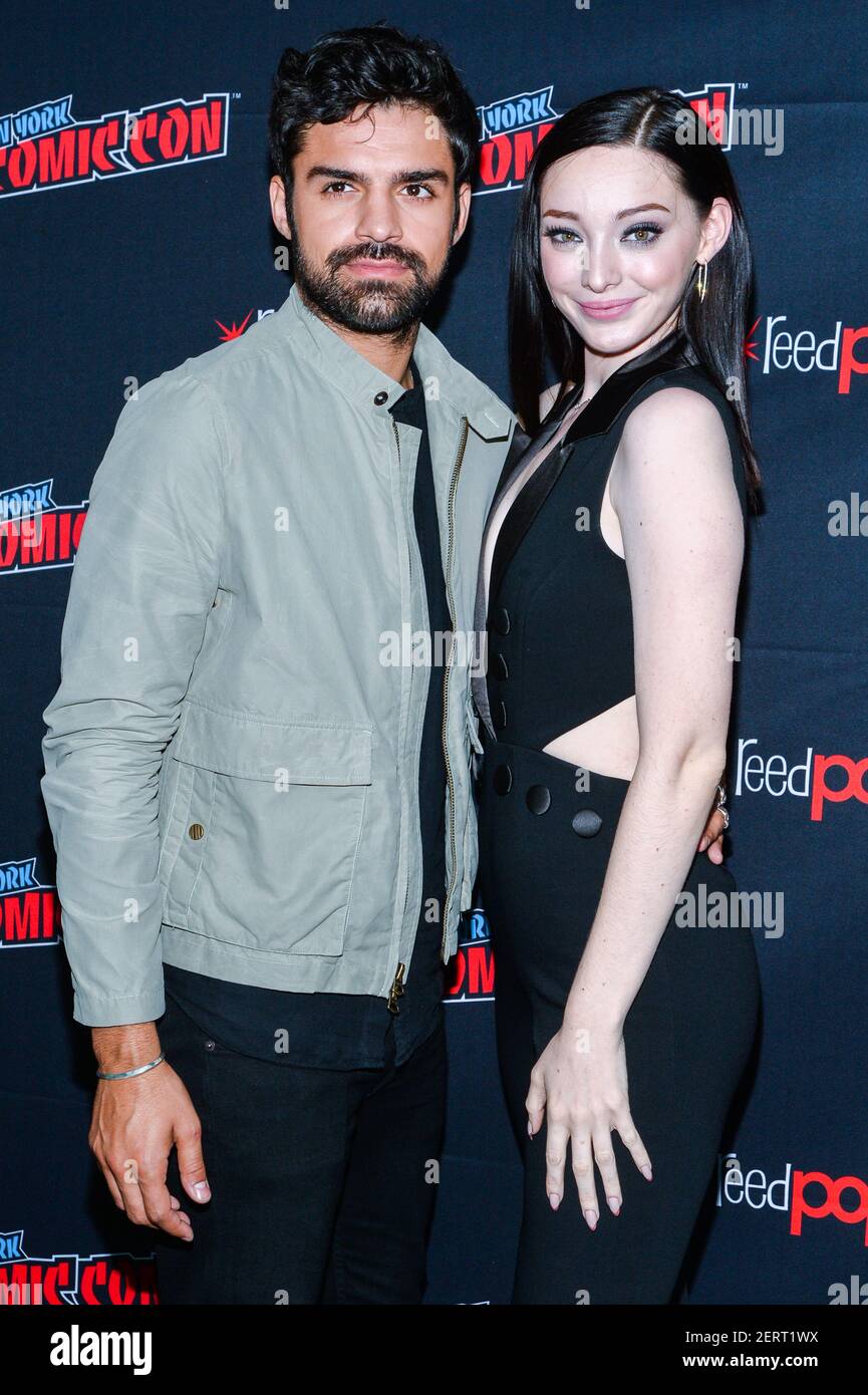 NEW YORK - OCTOBER 7: Sean Teale and Emma Dumont of FOX's "The Gifted ...
