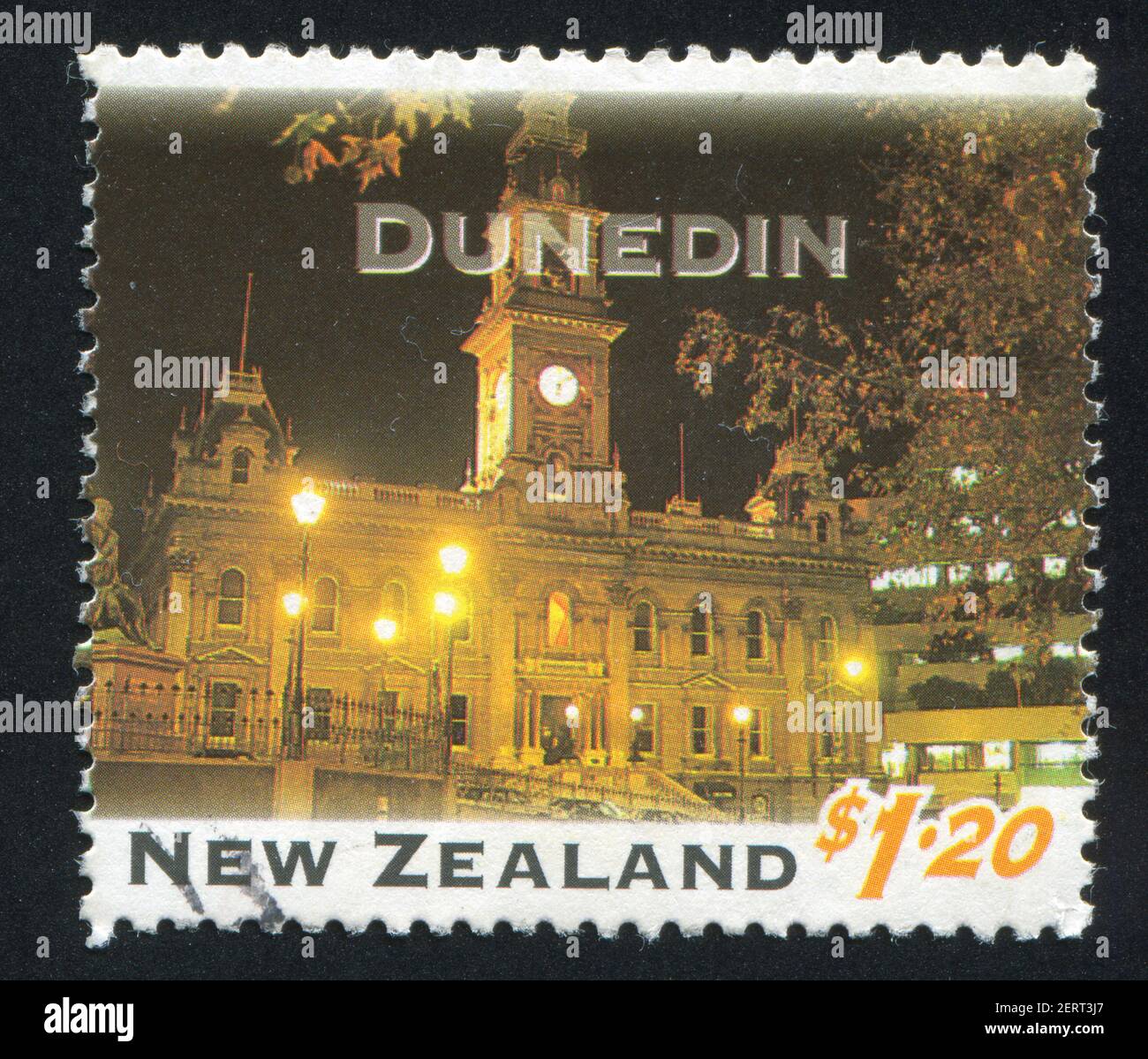 NEW ZEALAND - CIRCA 1995: stamp printed by New Zealand, shows New ...