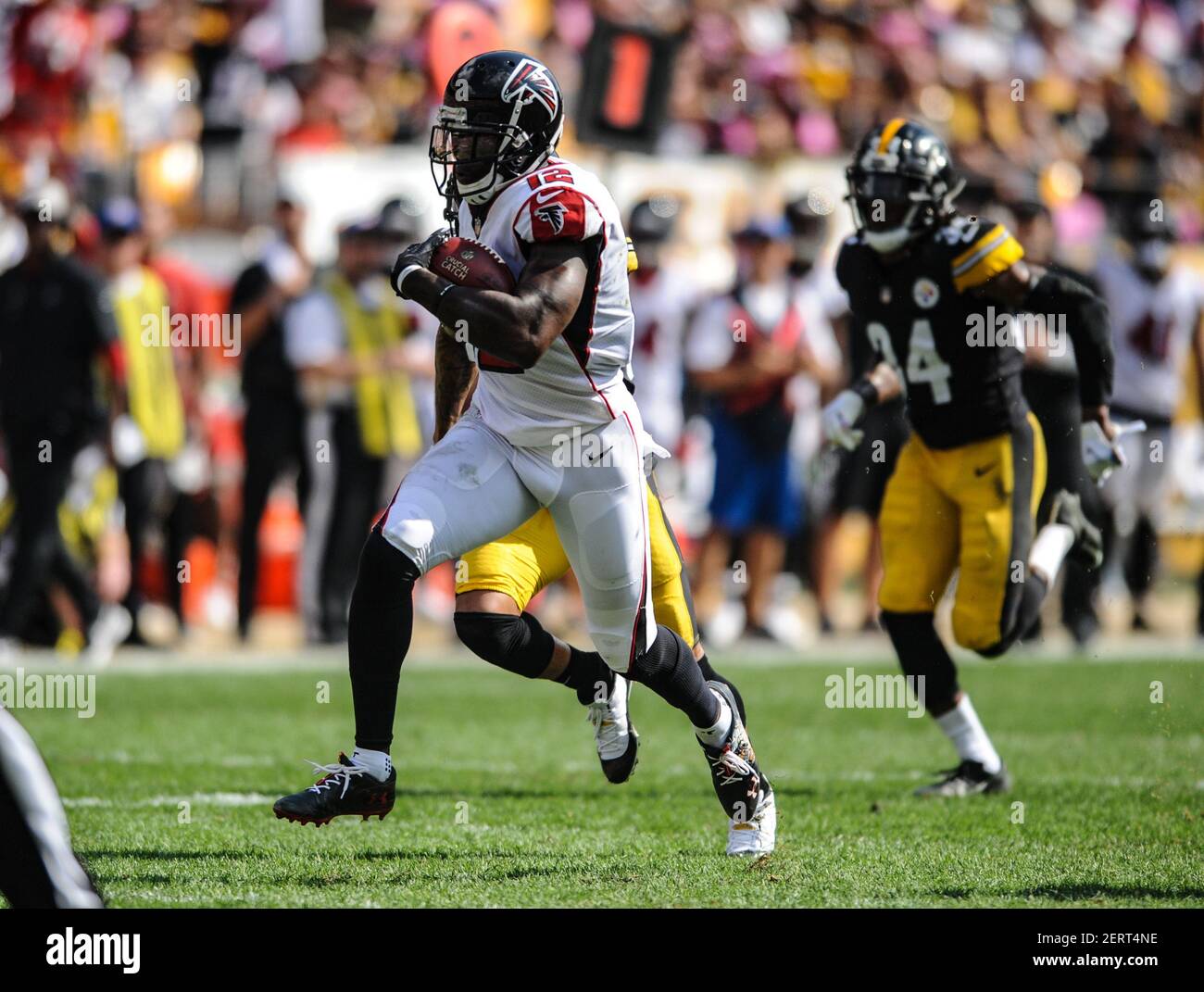 October 7th, 2018: Mohamed Sanu #12 during the Pittsburgh Steelers vs ...