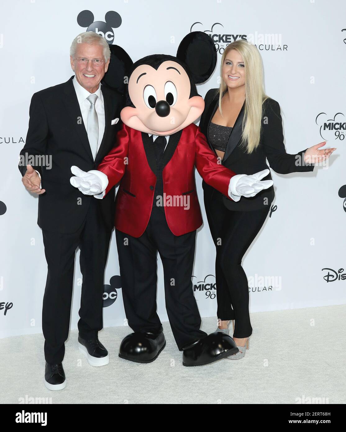 LOS ANGELES, CA - OCTOBER 6: Meghan Trainor and Gary Trainor at Mickey ...