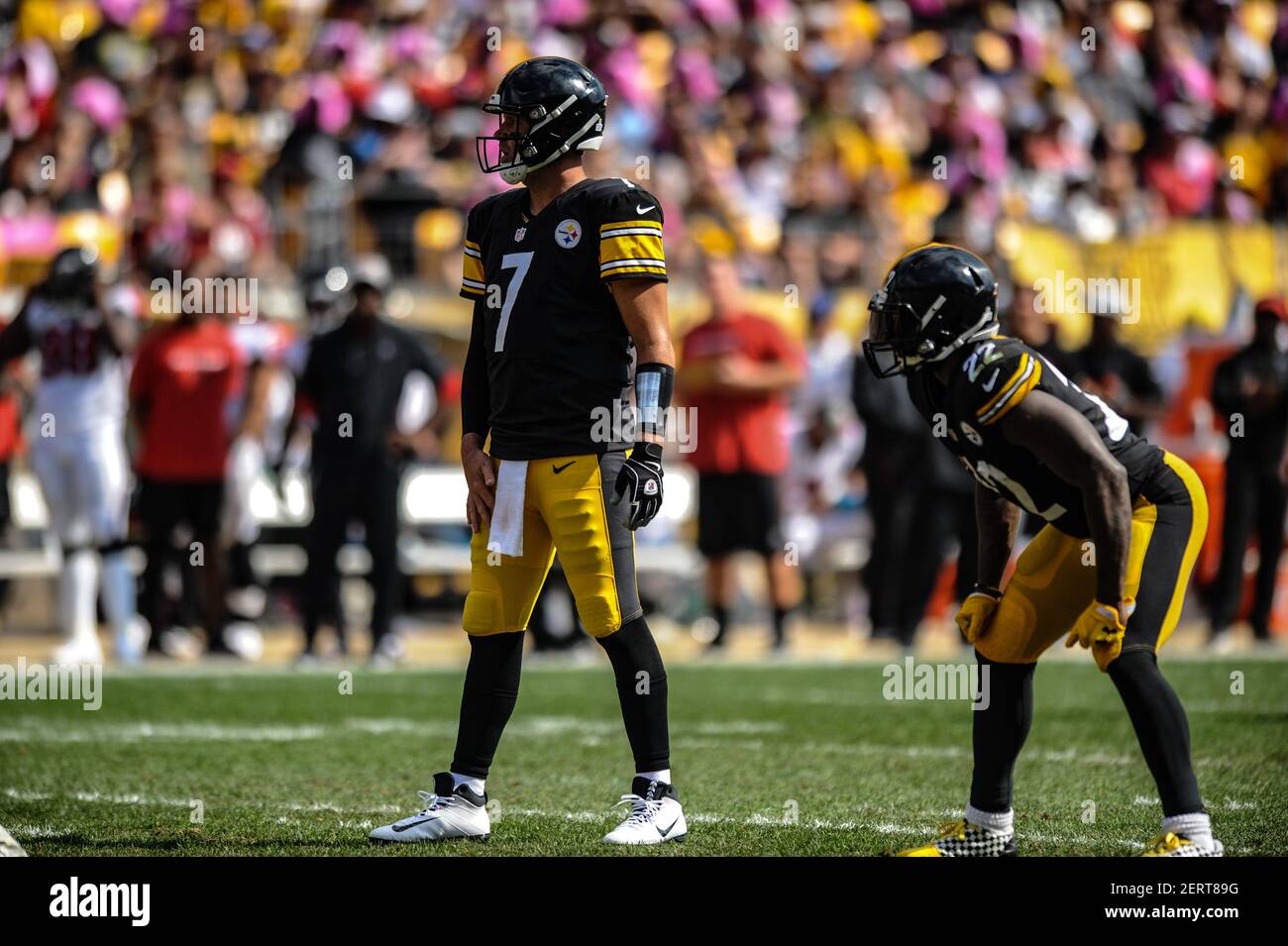 October 7th, 2018: Steelers #7 Ben Roethlisberger during the Pittsburgh ...