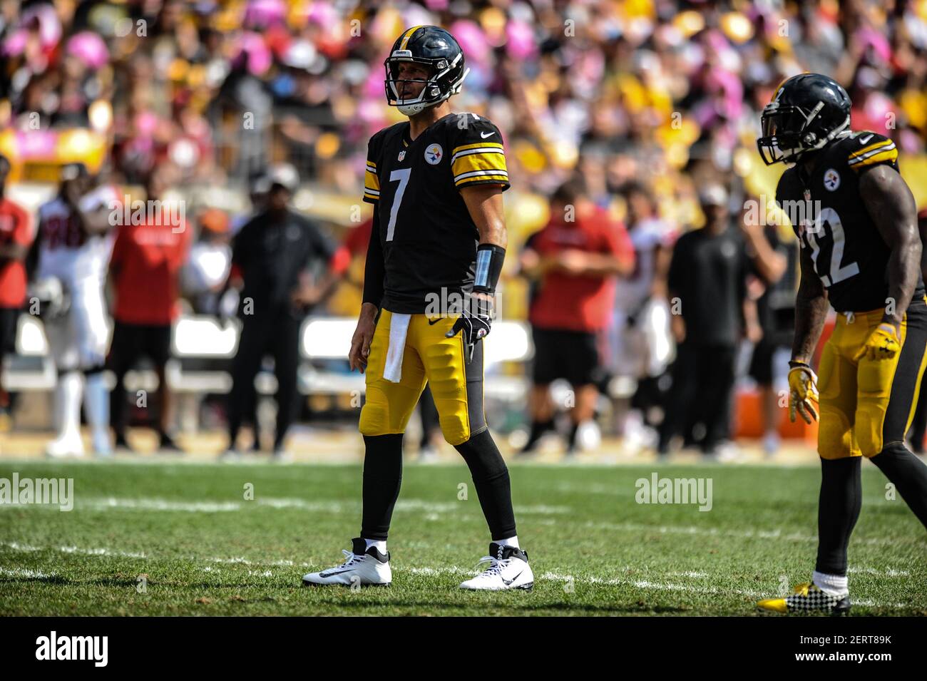 October 7th, 2018: Steelers #7 Ben Roethlisberger during the Pittsburgh ...