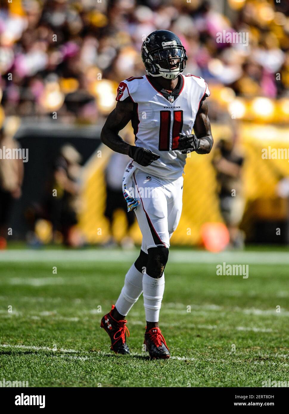 October 7th, 2018: Julio Jones #11 during the Pittsburgh Steelers vs ...