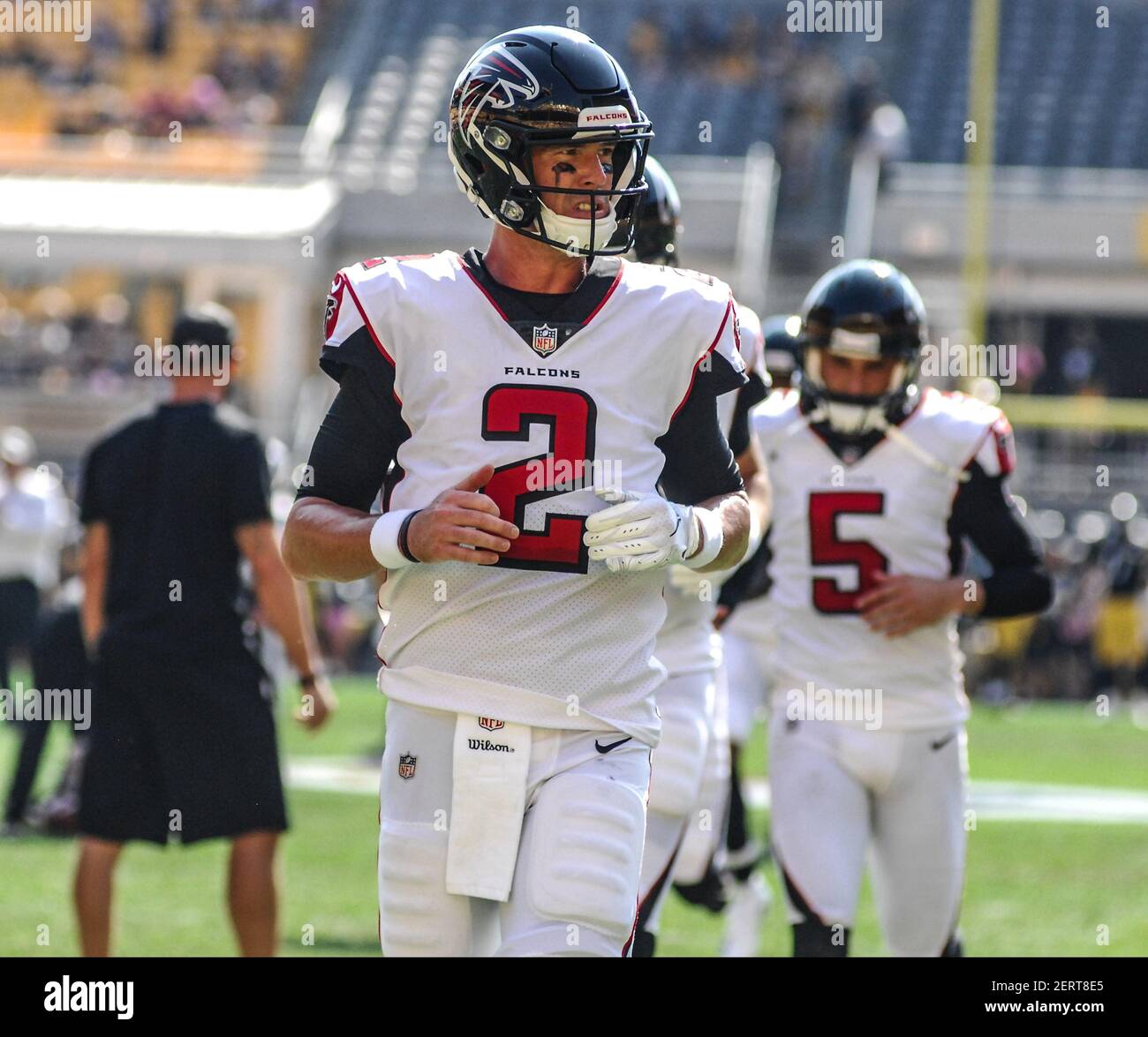 October 7th, 2018: Falcons #2 Matt Ryan during the Pittsburgh Steelers ...