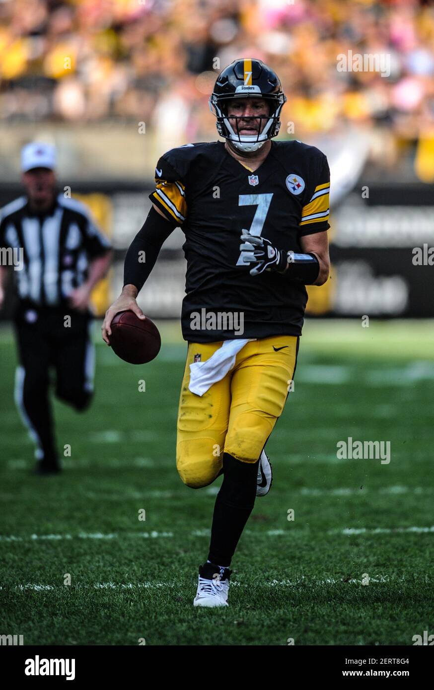 October 7th, 2018: Steelers #7 Ben Roethlisberger during the Pittsburgh ...