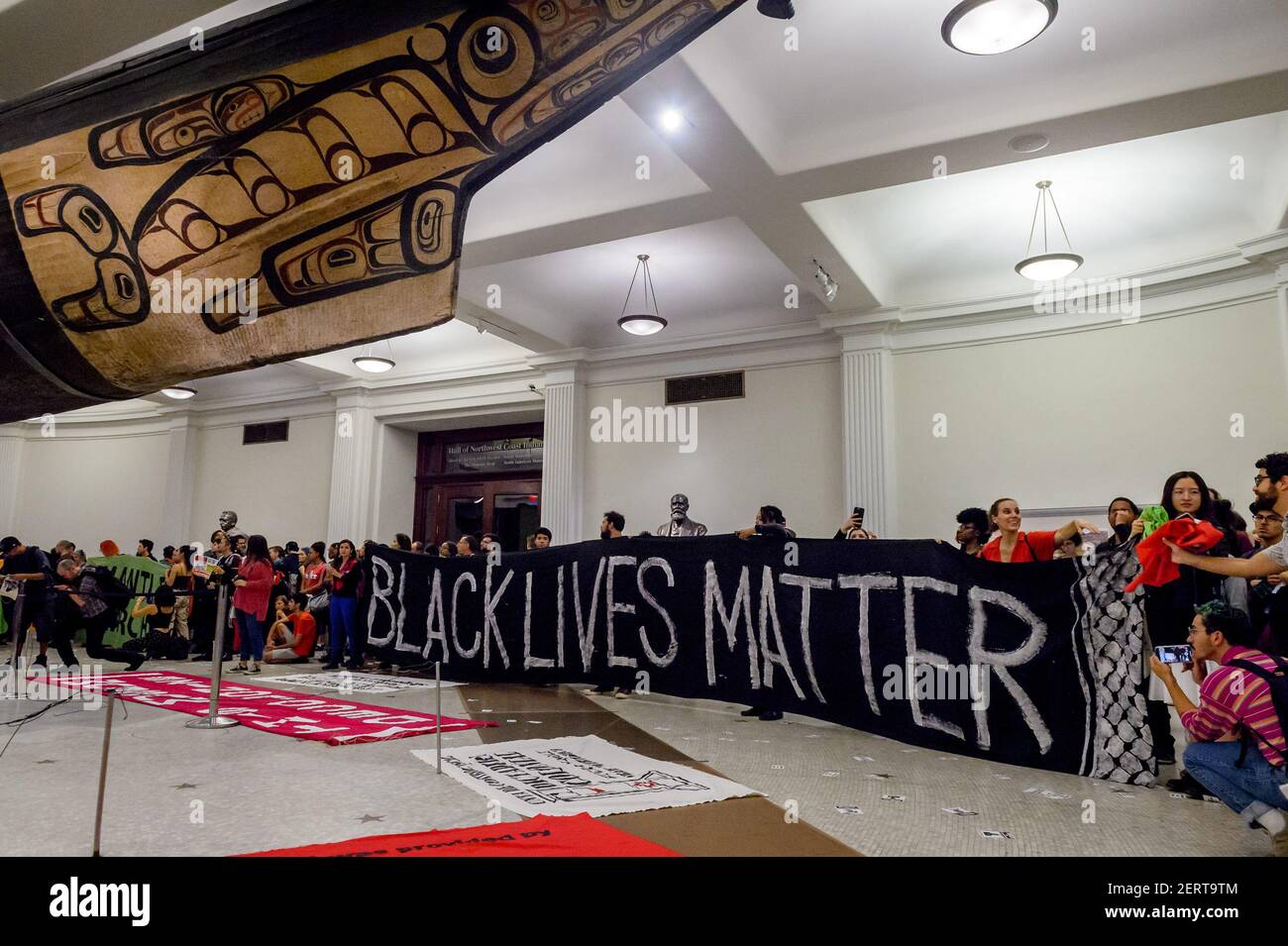 Activists from New York’s Indigenous and Black communities, along with ...