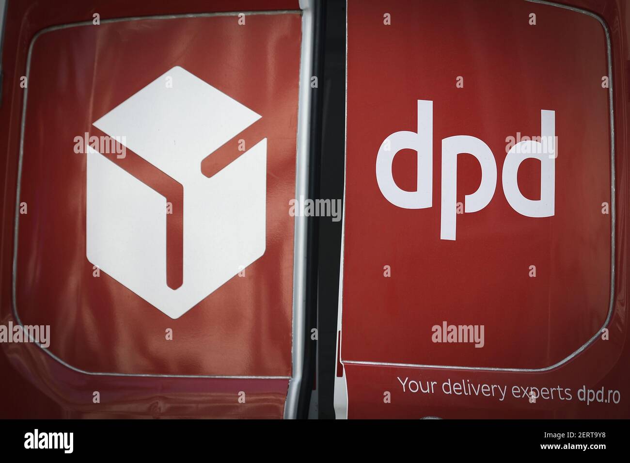 A DPD parcel delivery van is seen in Bucharest, Romania on October 8 ...