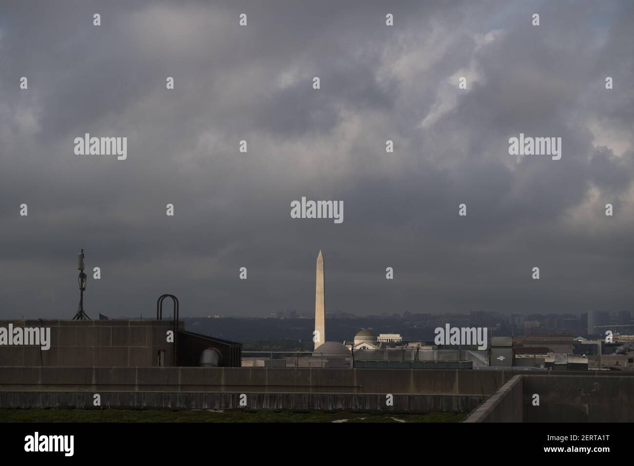 UNITED STATES - OCTOBER 9: The Washington Monument is pictured from ...