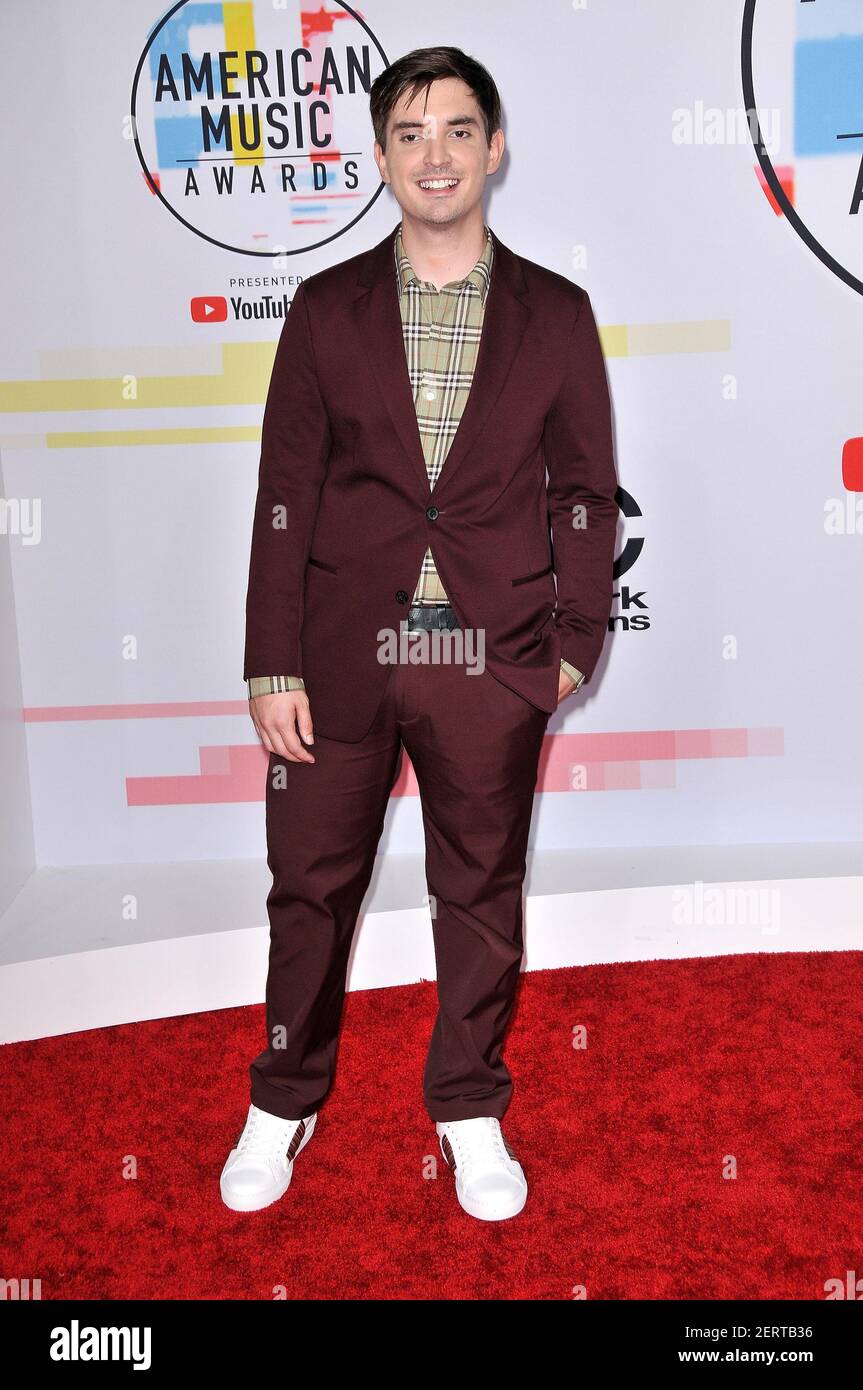 Zach Sang at the 2018 American Music Awards held at Microsoft Theater ...