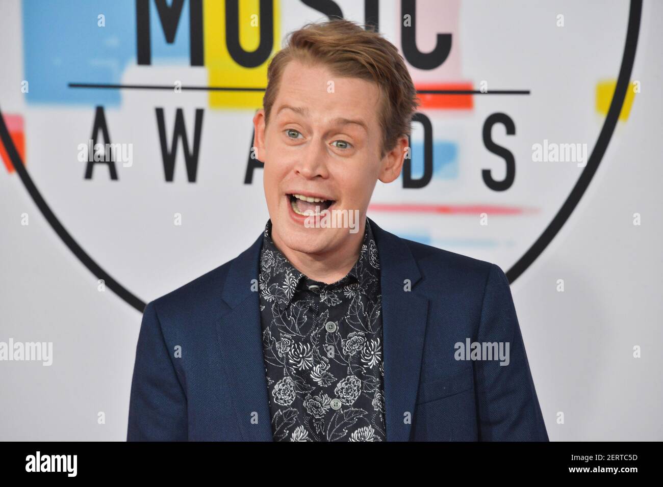 Macaulay Culkin at the 2018 American Music Awards held at Microsoft ...
