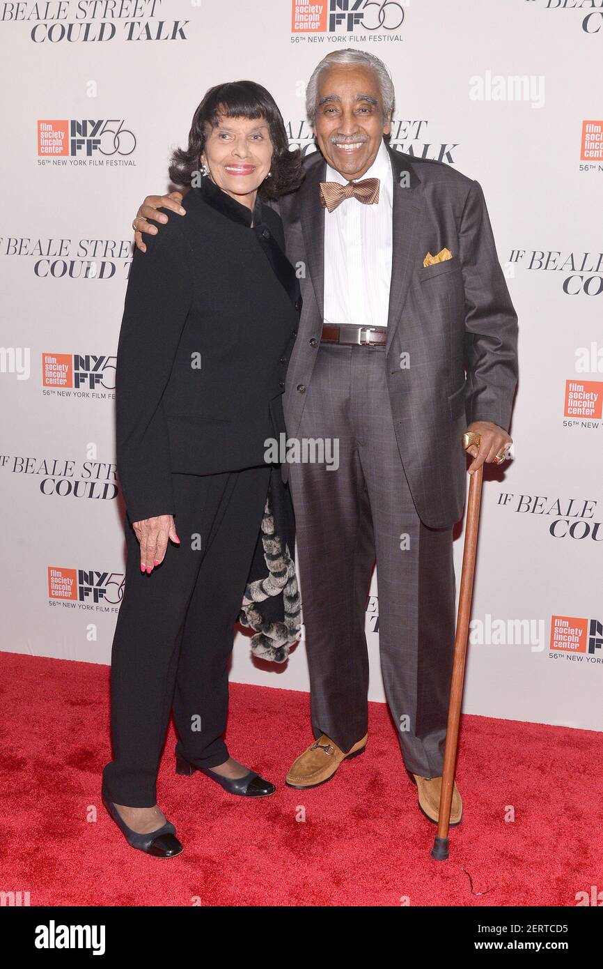 (L-R) Alma Rangel and Former U.S. Congressman Charles Rangel attend the ...