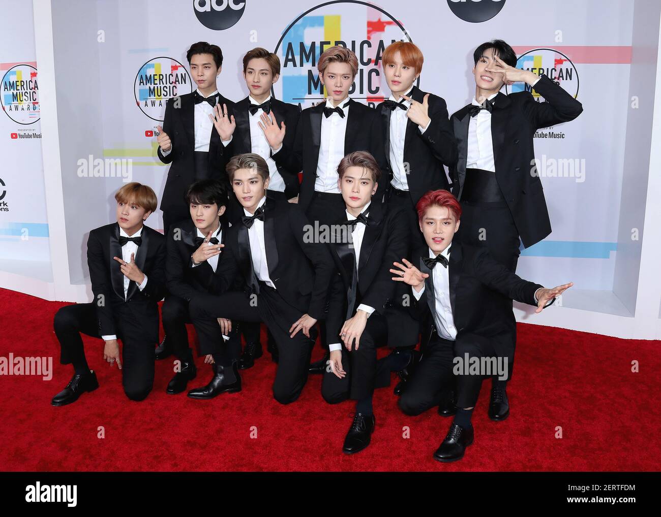 LOS ANGELES - OCTOBER 9: NCT 127 at the 2018 American Music Awards at ...
