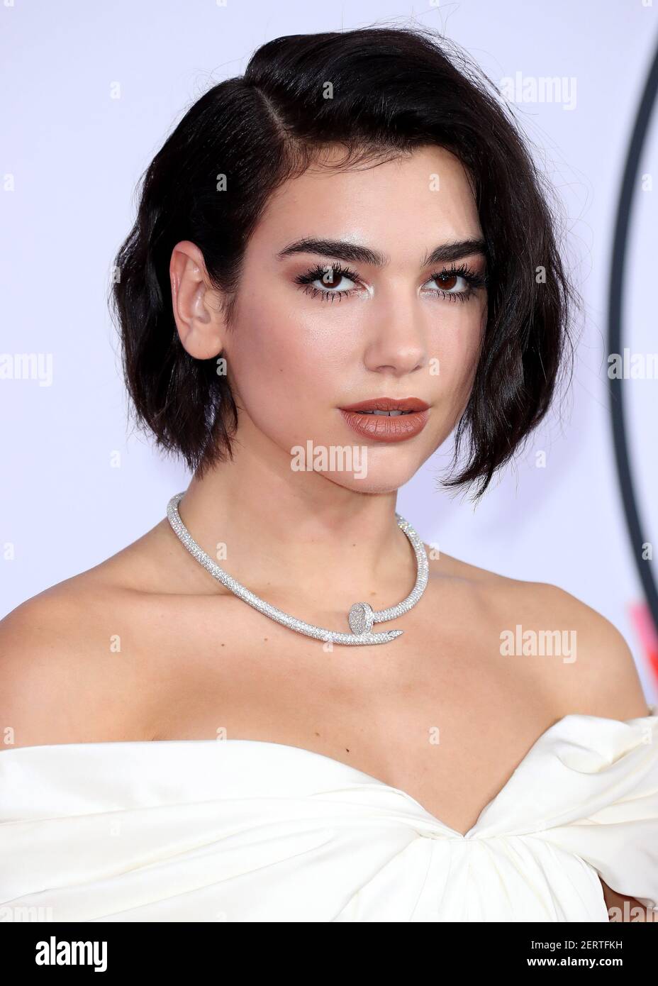 LOS ANGELES - OCTOBER 9: Dua Lipa at the 2018 American Music Awards at ...